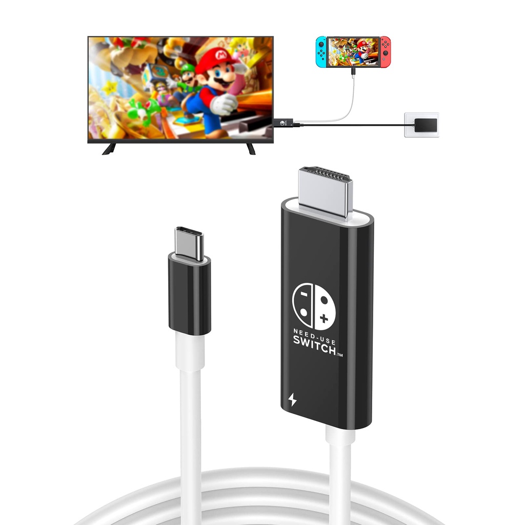Cable HDMI Portátil Compatible Con Nintendo Switch NS/OLED , Este De Conversión Tipo C A ...
