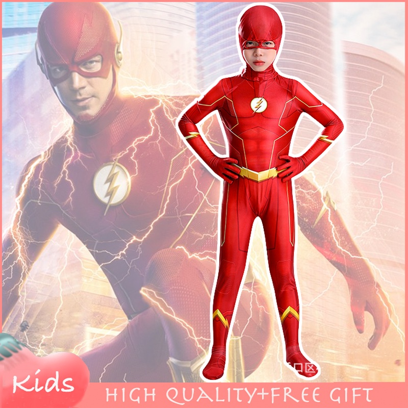 El Mono Flash Para Niños Adultos Hombres Superhéroe Fantasía Cómics ...
