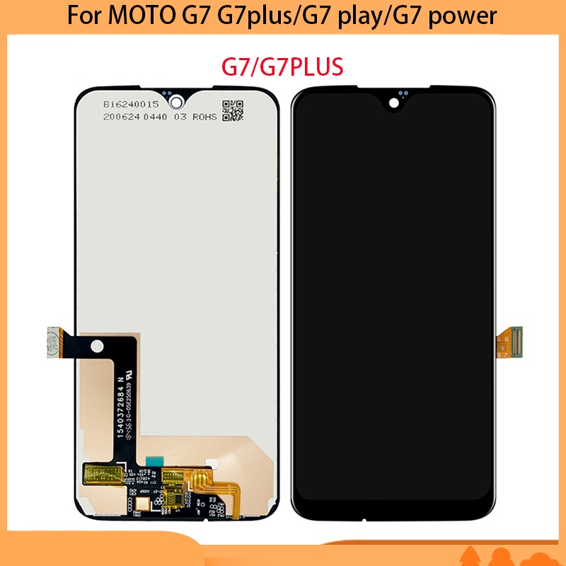 AMOLED LCD Para Motorola Moto G7 G7 Power Display XT1955 G7 Plus Digitalizador De Pantalla ...