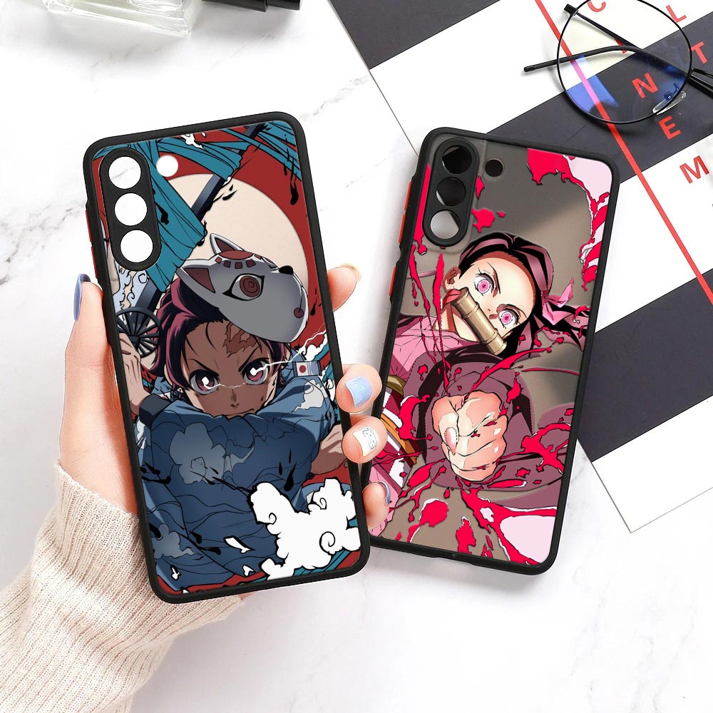 Demon Slayer Anime Armadura A Prueba De Golpes Funda De Silicona ...