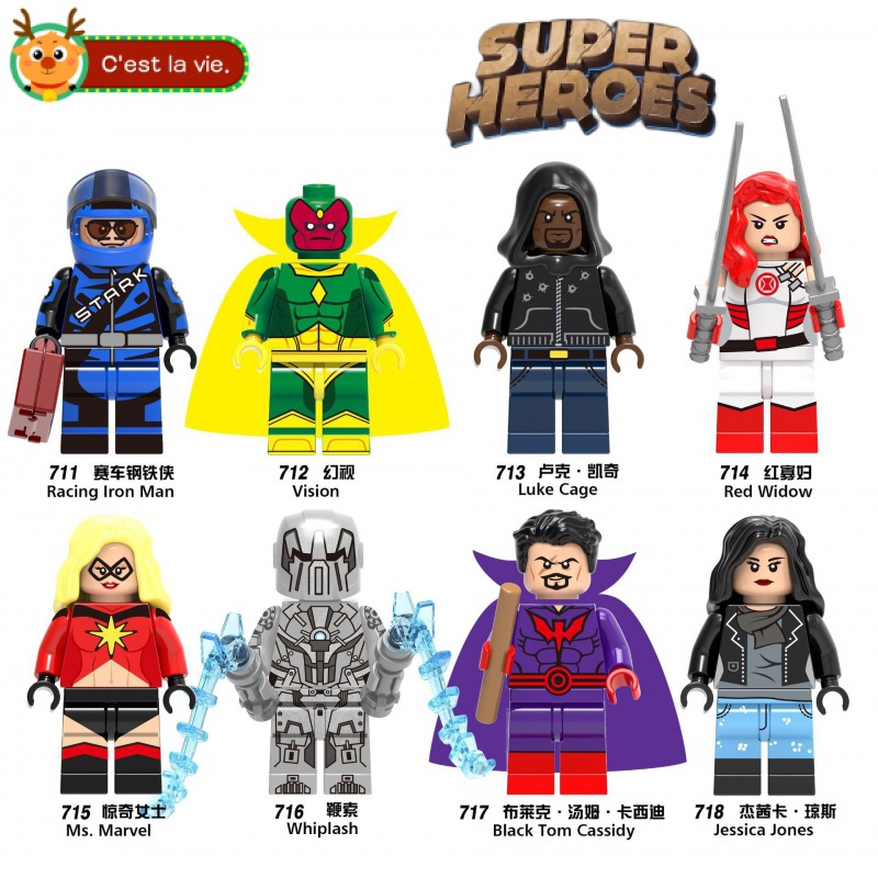 Superhéroe De Construcción De La Muñeca De La Visión De Iron Man ...