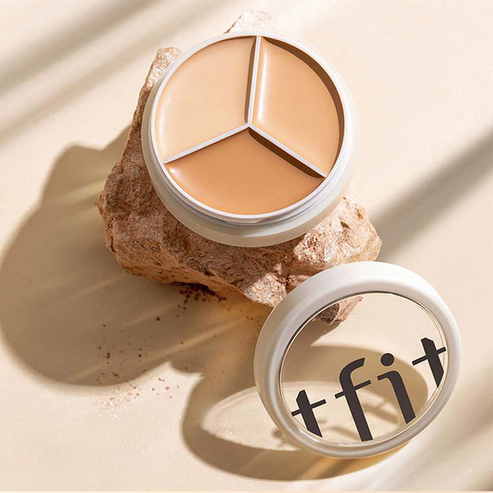 TFIT Trichromatic Concealer Freckles Concealer Covers Acne Dark Circles ...