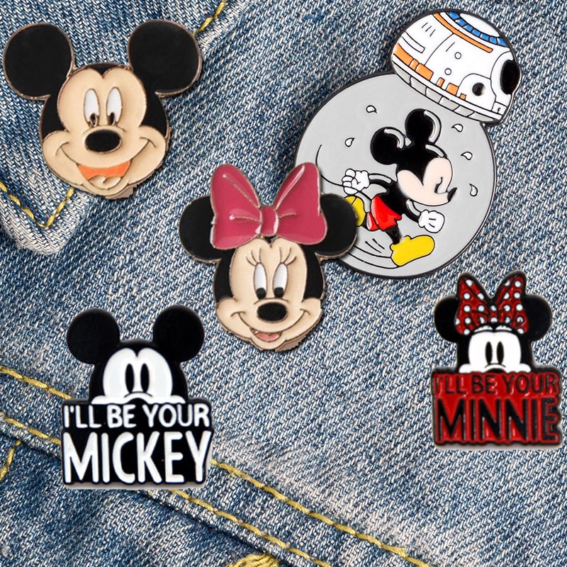 Disney Mickey Minnie Mouse Pins De Solapa Para Mochilas Esmalte Pin ...