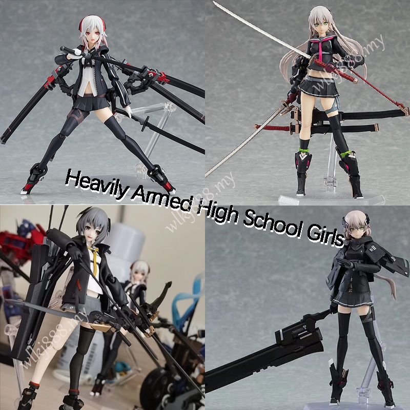 Neco Figma High School Girls Shi 422 396 Yi 436 Liu 485 Change Face ...
