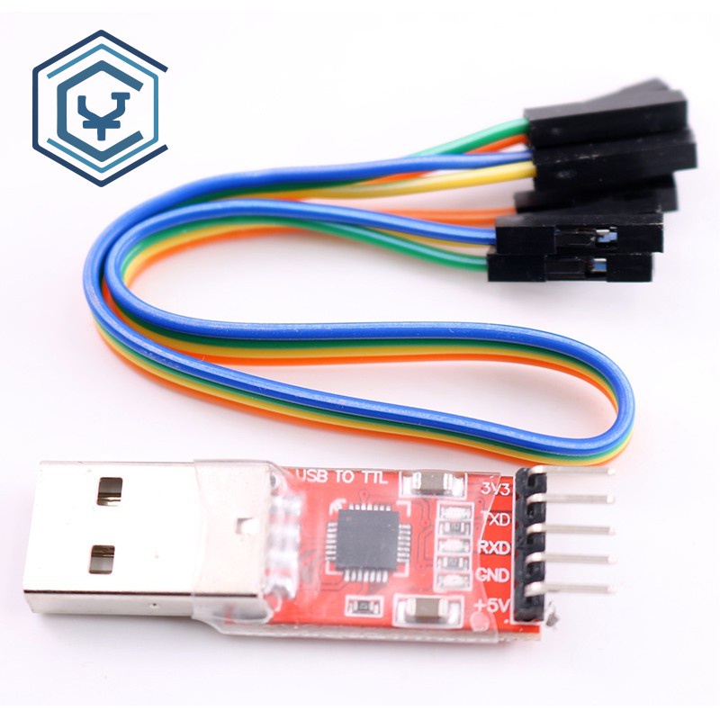 CP2102 Módulo USB A TTL De Puerto Serie UART STC Downloader Con Línea DuPont | Shopee México