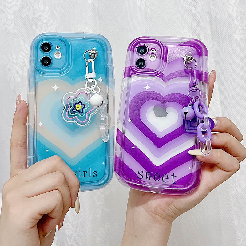 Carcasa Huawei Y9S Nova 9 7i 5T Y70 9 SE P30 Pro Honor 50 X7 X8 X9 Hermoso Rosa Púrpura Verde ...