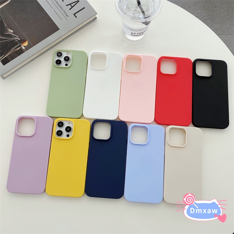 Para Samsung Galaxy A34 A24 A54 A04 A14 A13 4G 5G Color Caramelo Funda De Silicona Suave TPU ...