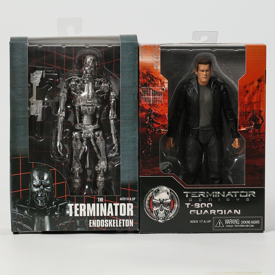 NECA Terminator Genisys T-800 Guardian Endosqueleton Movable Assemble ...