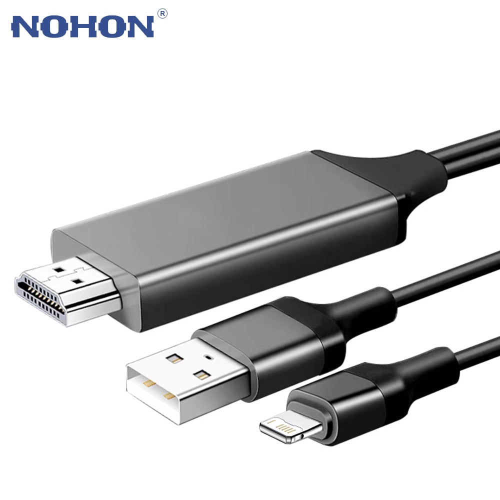 Cable De Video 4K HD Para Apple iPhone 14 13 12 11 Pro Max X XR XS 6 7 ...