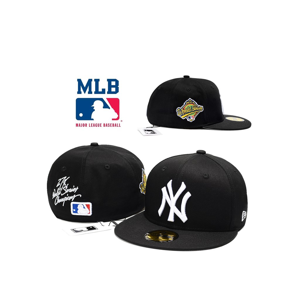 [Nuevo] MLB Hip Hop Sombrero Hombres Borde Plano Cabeza Grande Cintura ...