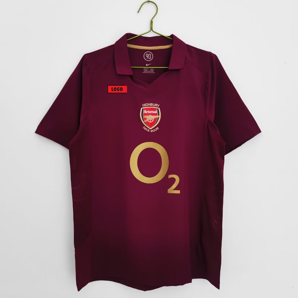 05/06 Camiseta Arsenal Highbury Premier League Final Henry Retro Fútbol ...