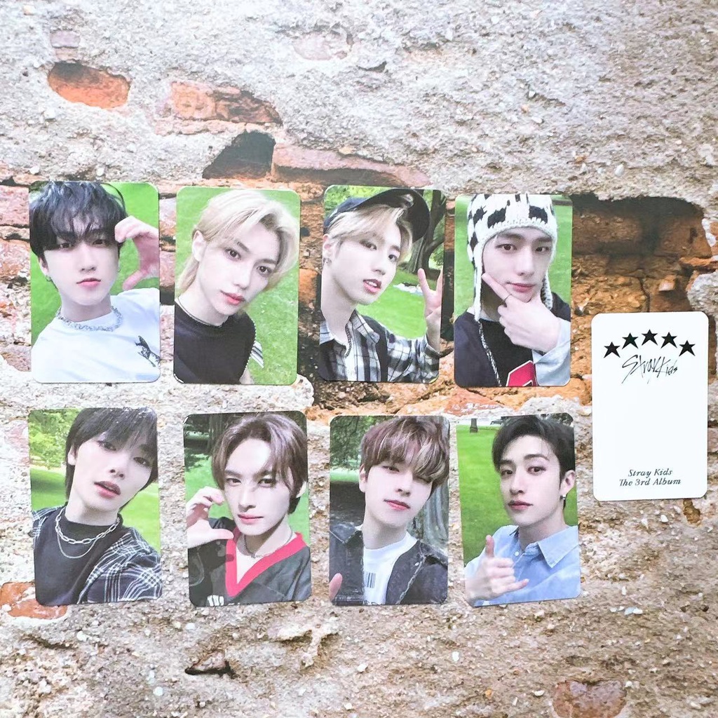 Kpop Idol Stray Kids 5 Estrellas Álbum Miembro Estilo Tarjeta ...