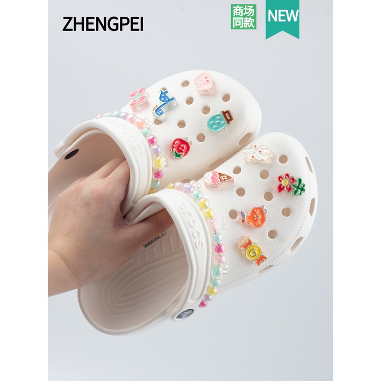 \ [fruit & Dinosaurio] cocs jibiz diy Accesorio De Zapatos ins ...