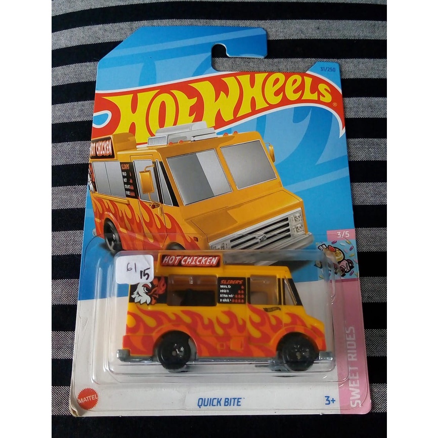 Hot Wheels-Quick Bite Sweet Rides Amarillo | Shopee México