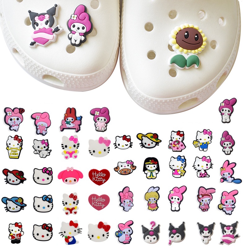 Crocs Jibbitz Sanrio DIY Dibujos Animados Kitty Kuromi Melody ...