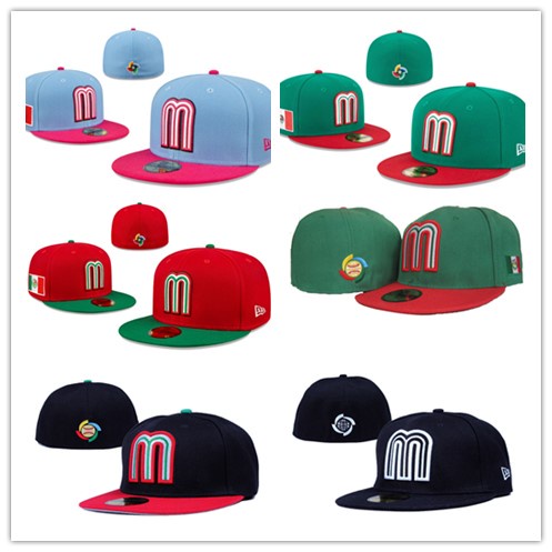 M.L.B Gorra México Equipo Nacional Fitted Sombrero De Béisbol No ...