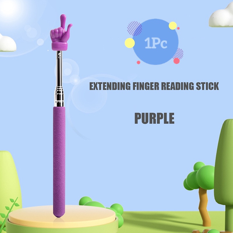Retráctil Elegante Dedo De Colores Puntero De Enseñanza Palo De ...
