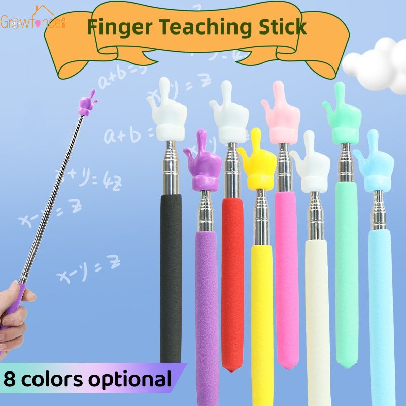 Retráctil Elegante Dedo De Colores Puntero De Enseñanza Palo De ...