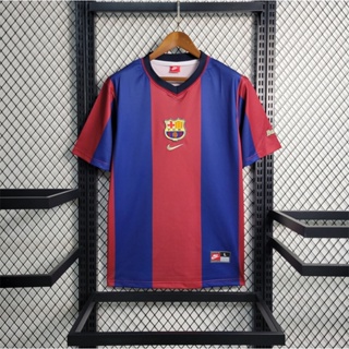 Retro 98-99 Barcelona I RIVALDO GUARDIOLA Camisa De Fútbol Clásica 1998 ...