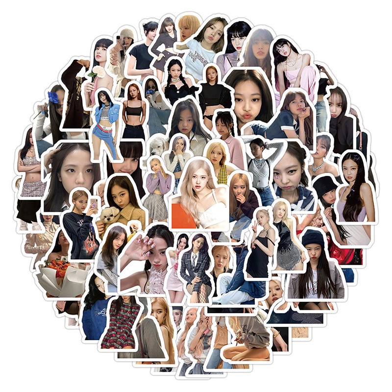 100PCS Kpop Girl Group BLACKPINK LISA Pegatinas De Graffiti A Prueba De ...