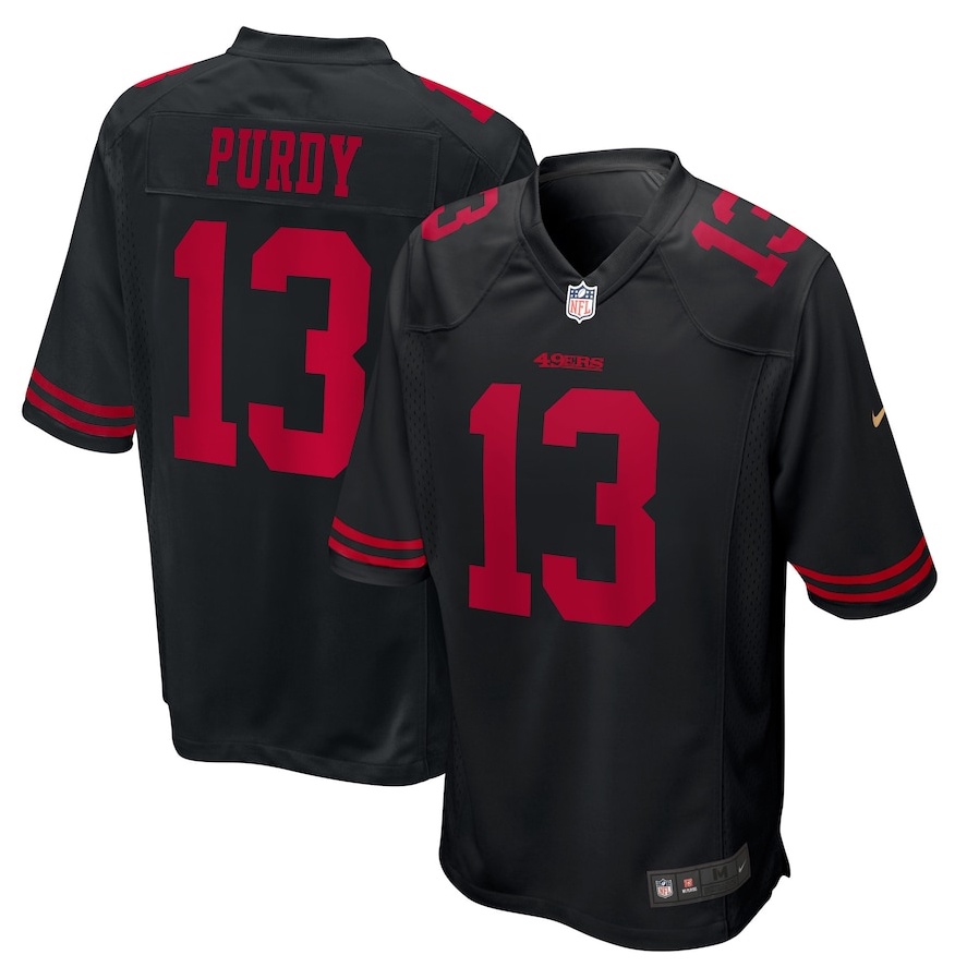 Americano NFL Rugby hombre San Francisco 49ers No. 13 Brock Purdy ...