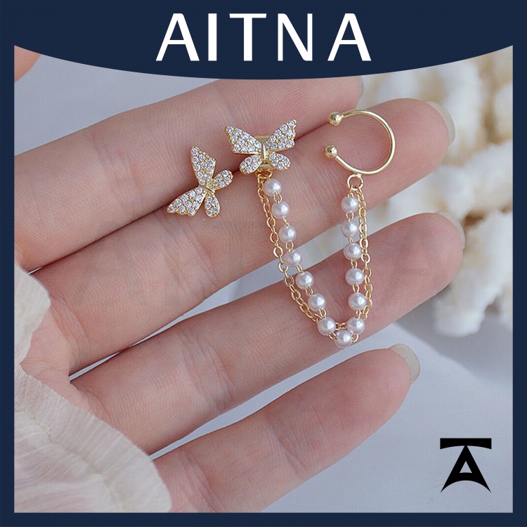 AITNA Pendientes De Mariposa , Estilo Femenino , Personalidad Coreana ...