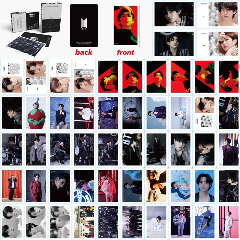 BTS photocard 55 unids/set bts tarjeta lomo photocards Kpop Photocard ...
