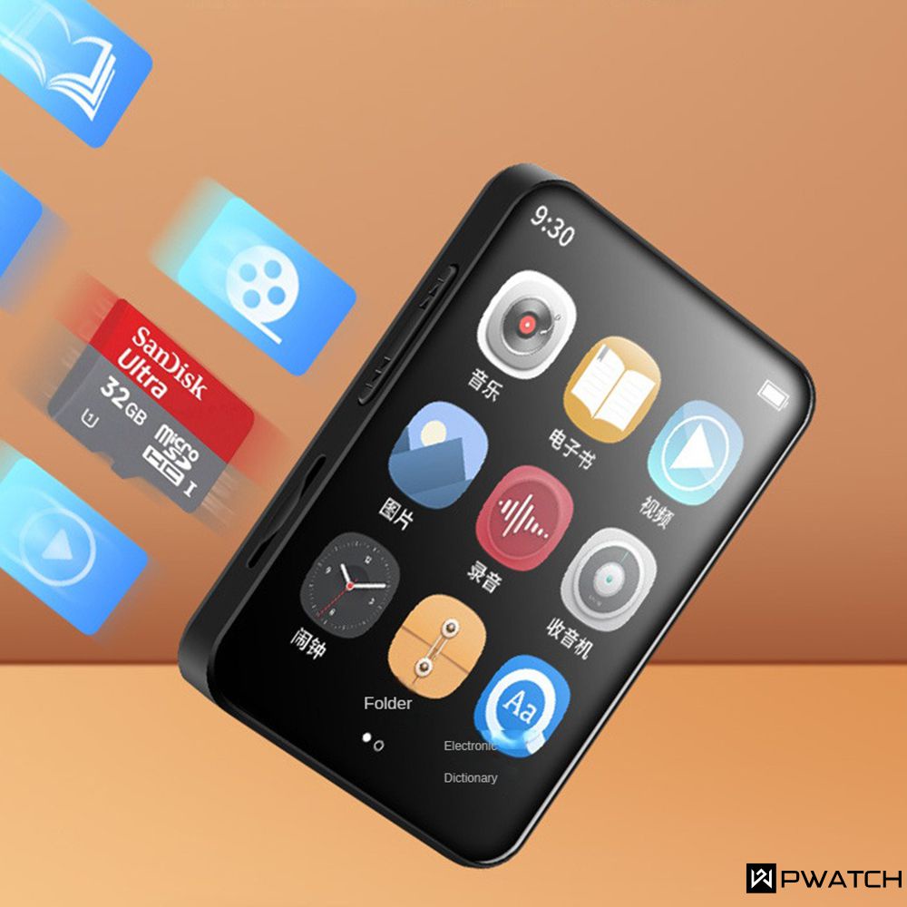 Mini Reproductor MP4 compatible Con Bluetooth Pantalla Táctil Walkman ...