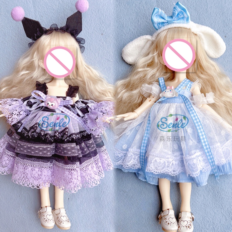 30cm BJD Doll Ropa Fat Fashion Dress Set Niñas Up Accesorios (Sin ...