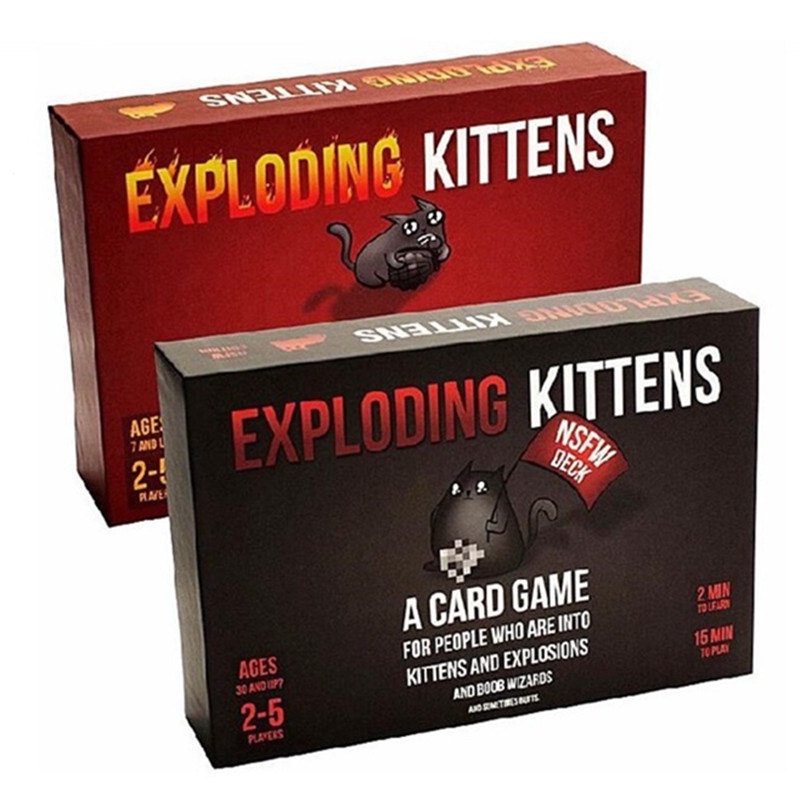 Exploding Kittens NSFW Imploding Streaking Pack De Expansión Fiesta Diversión Juegos De Cartas ...