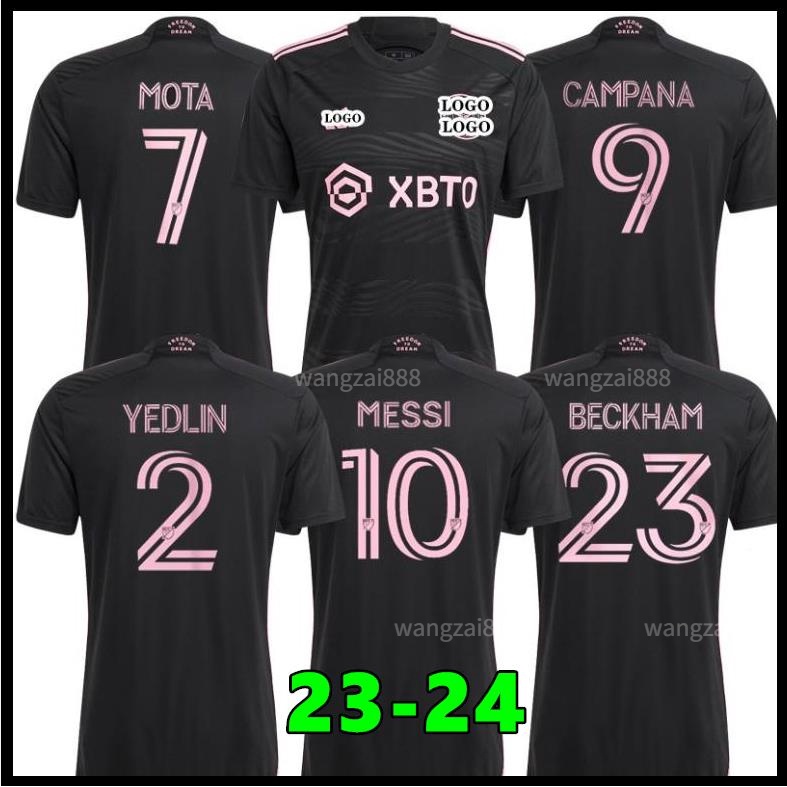 Camiseta De Fútbol 2023-24 INTER MIAMI CF Away MESSI Jerseys Fans Issue ...