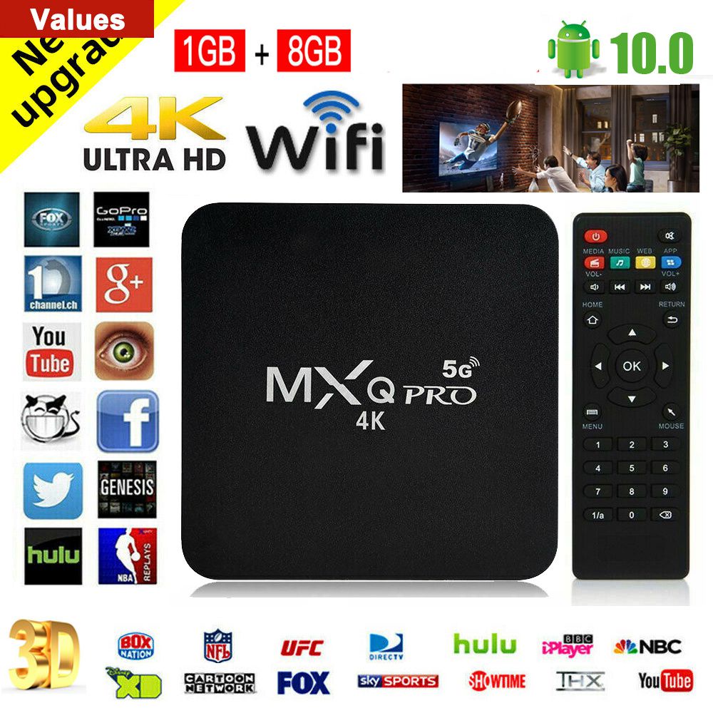 Mxqpro Smart Tv Box Pro 4k Android Versión global Ultra Hd Wifi Quad ...