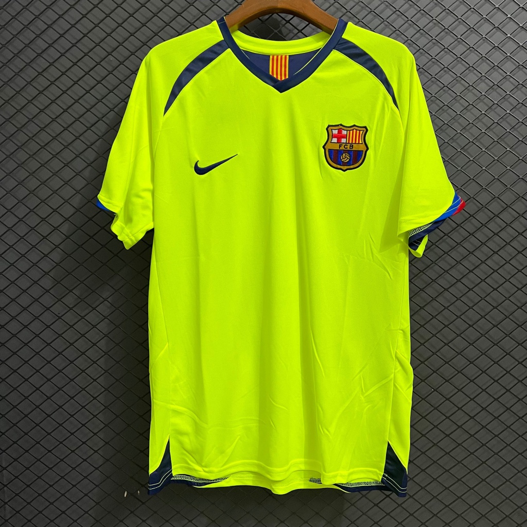 Camisa retro Barcelona 2005 /2006 camiseta de fútbol masculino 10 ...