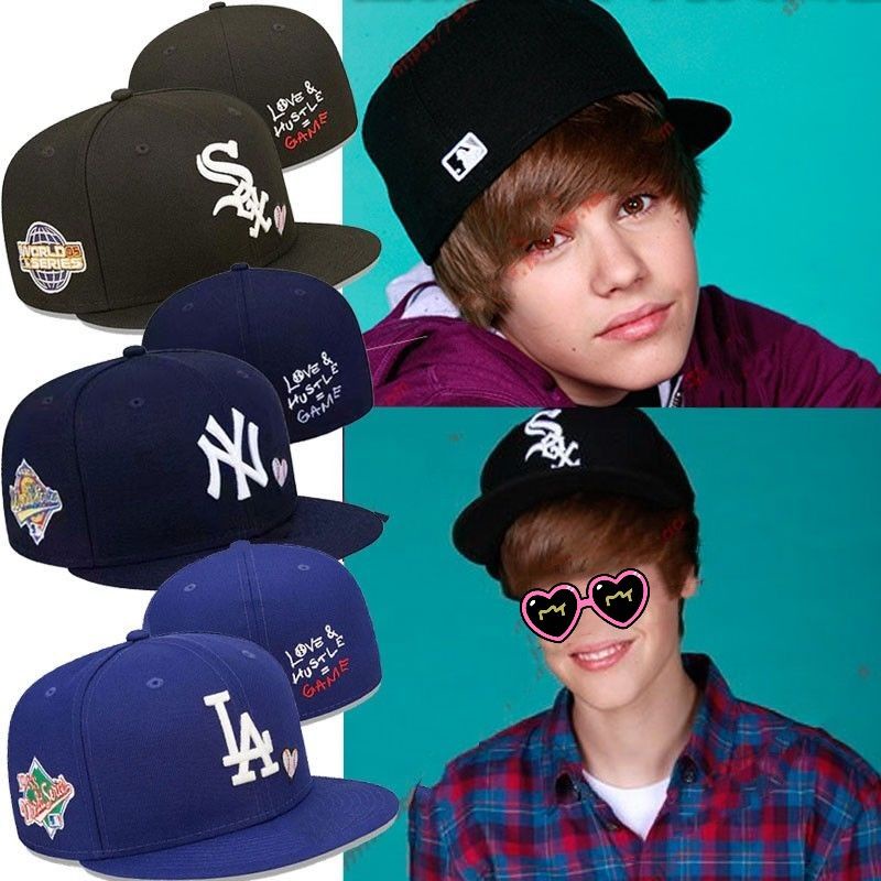 Baseball cap SOX cap full closure LA embroidery letter non-adjustable ...