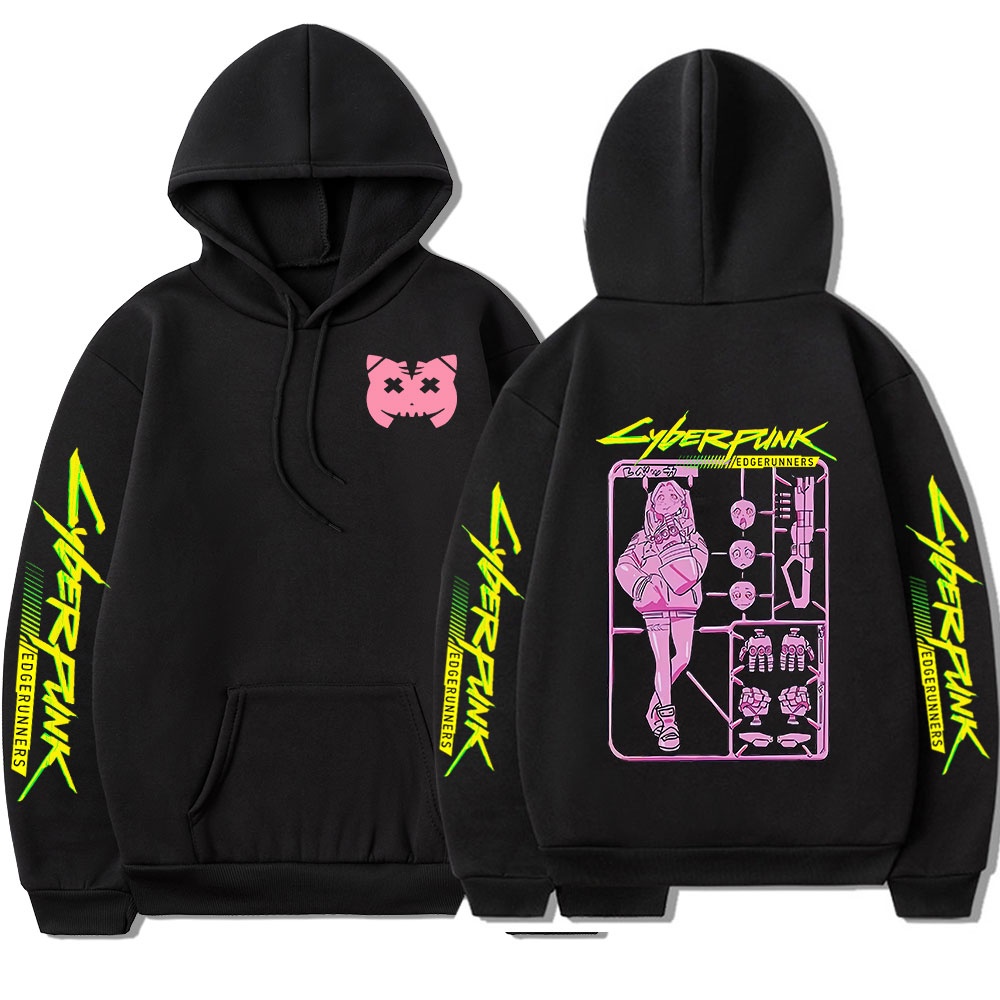 Sudadera con capucha de anime japonés Cyberpunk Edgerunners, sudadera ...