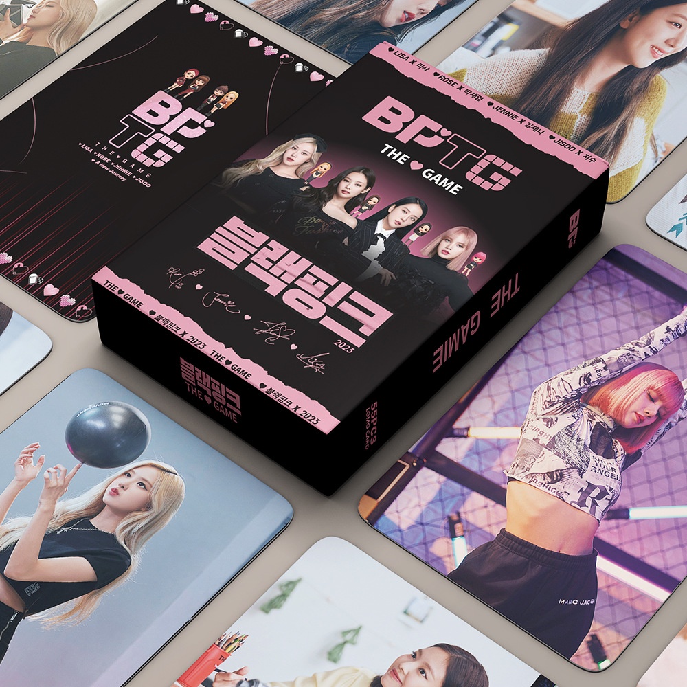 Blackpink The Game Album Born Pink Photocard Black Kasutready For Love