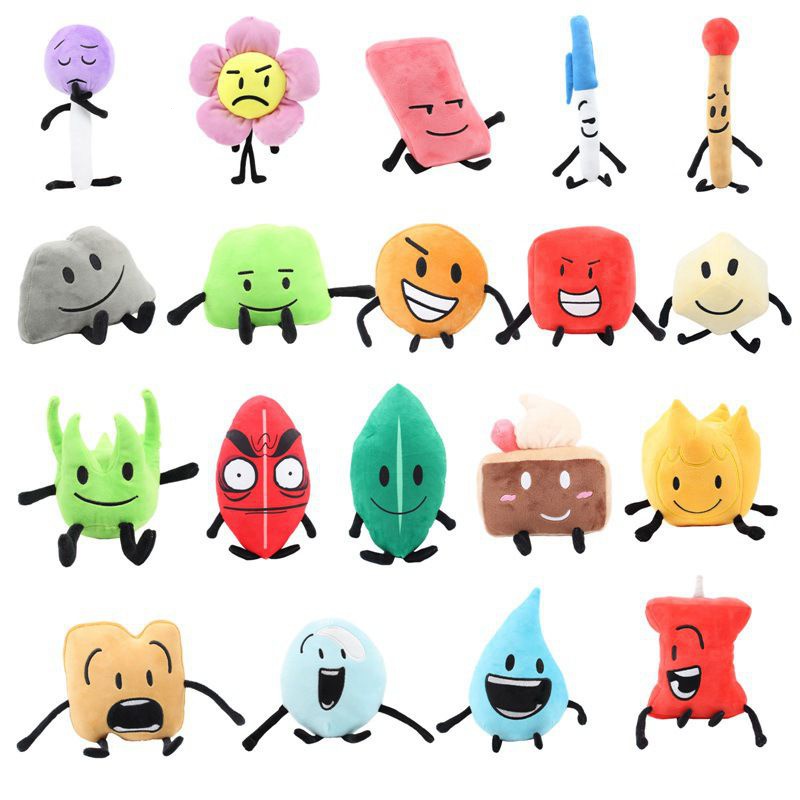 Muñecos De Peluche Battle for Dream Island BFDI Fire Leaf Firey Para ...