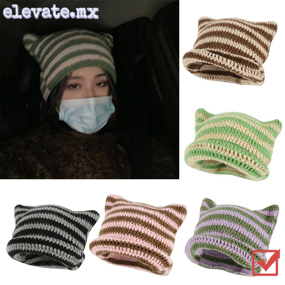 Gorro Japonés Elevar Gorros Con Orejas De Gato Lindos Puntiagudos ...