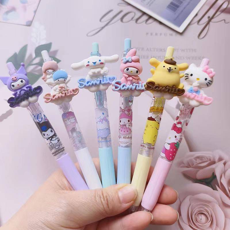 6 Unids/Lote Sanrio Kawaii Bolígrafo De Gel De Dibujos Animados De ... 6 Unids/Lote Sanrio Kawaii Bolígrafo De Gel De Dibujos Animados De ...