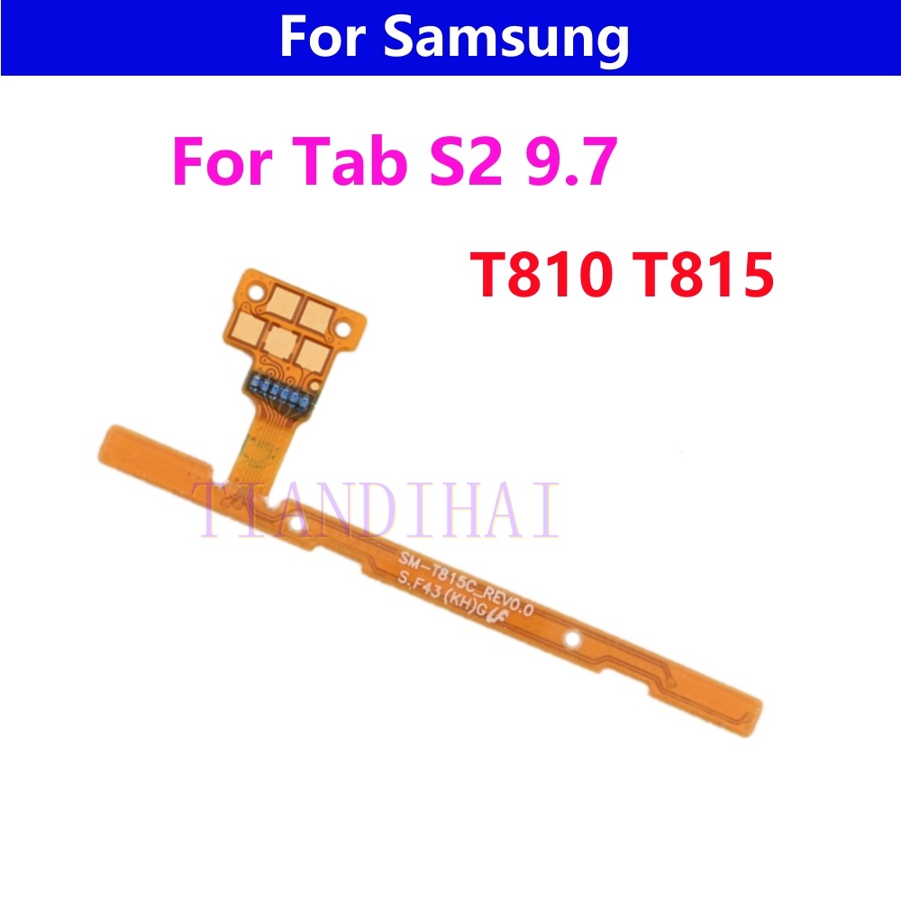 Para Samsung Galaxy Tab S2 9.7 T810 T813 T815 T817 T819 Botón De Volumen De Alimentación Del ...