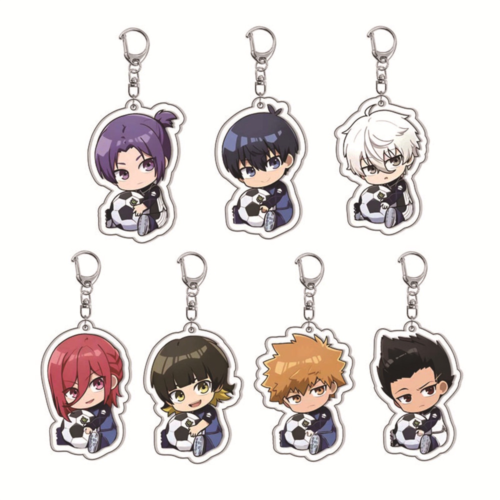 Anime BLUE LOCK Arcylic Llavero De Dibujos Animados Figuras Isagi ...