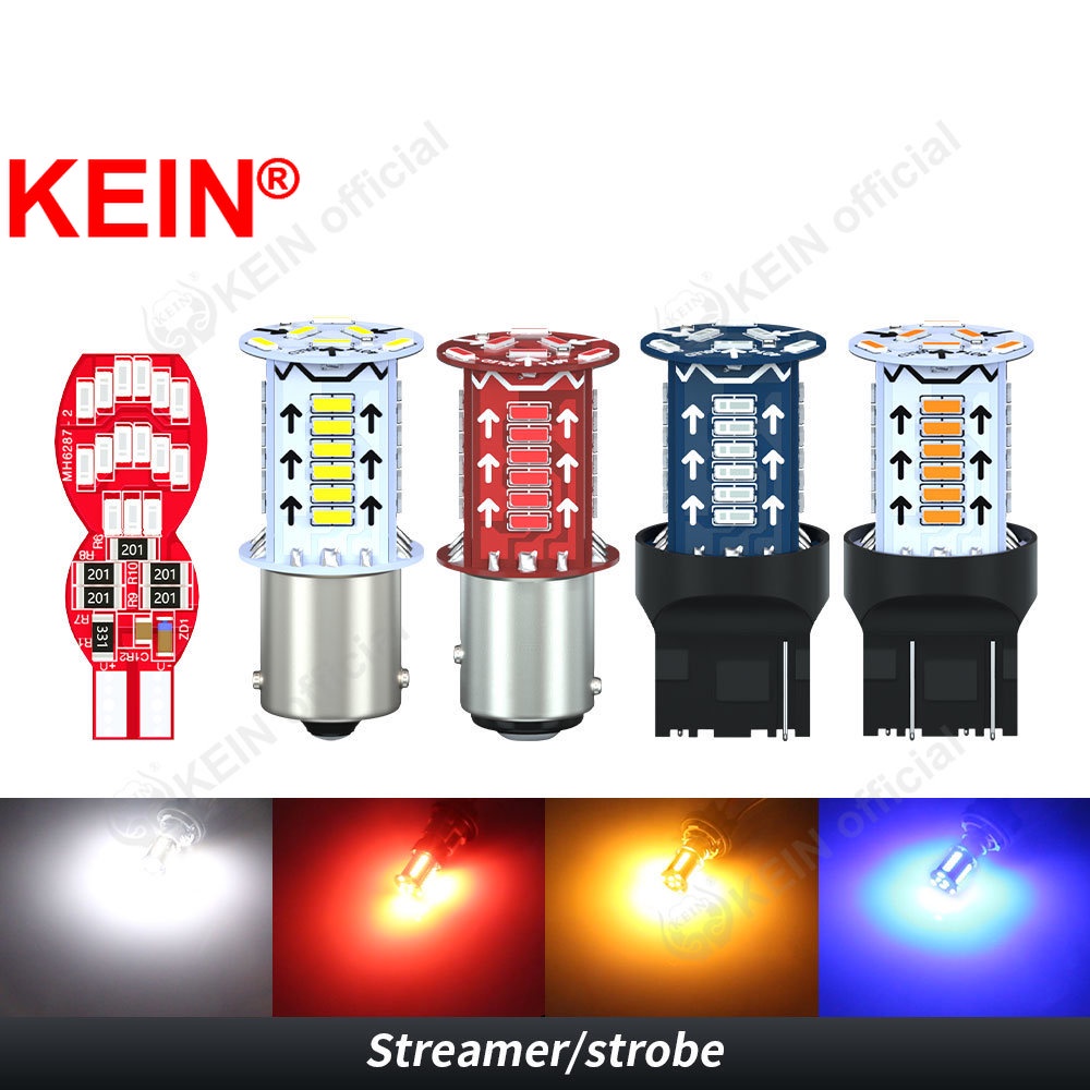 KEIN 2PCS Agua Que Fluye + flash T10 Luz Led W5W WY5W Motocicleta Señal De Giro 194 168 501 ...