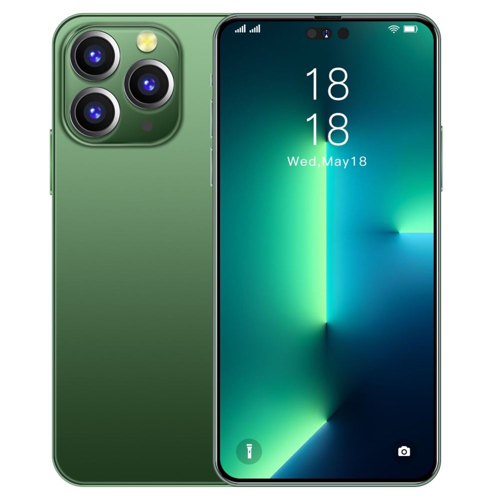 I14 Pro Max 4G 5G Smartphone Face ID 6.8 Pulgadas 7800Mah HD Pantalla ...