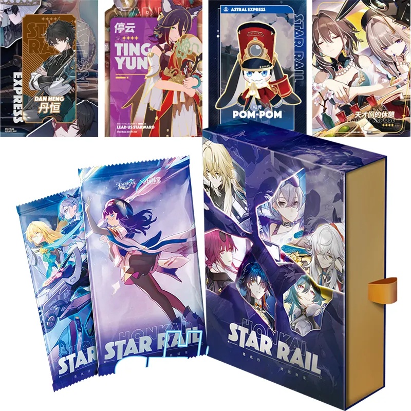 Nuevo Original Honkai : Star Rail Collection Cards Anime Personajes ...