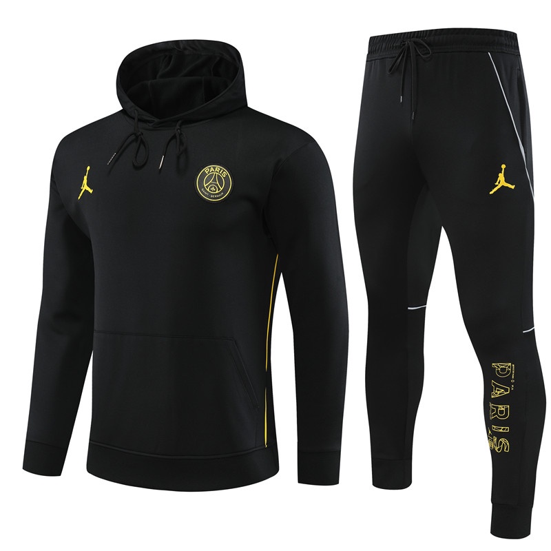 PSG 2023 Paris Saint Germain Hombres Negro Sudadera Con Capucha Traje ...