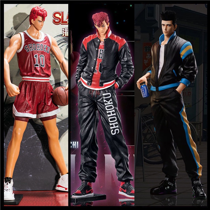 Figura De Acción De 31CM Slam Dunk Anime Akira Sendoh PVC Sakuragi ...