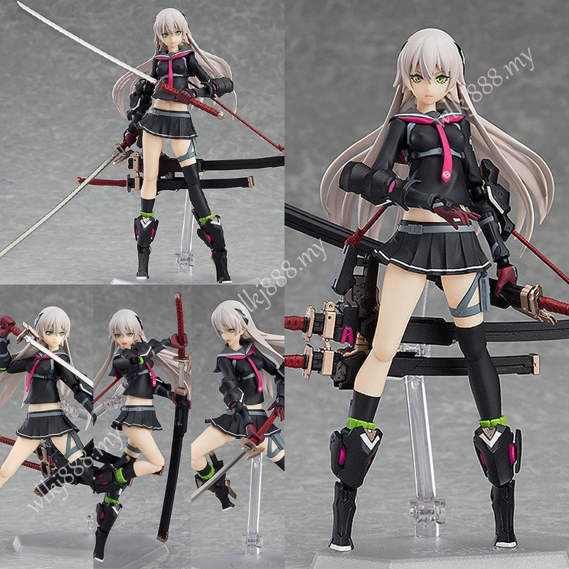 Figma Shi Neco Figura De Acción De Niñas De Secundaria Fuertemente ...