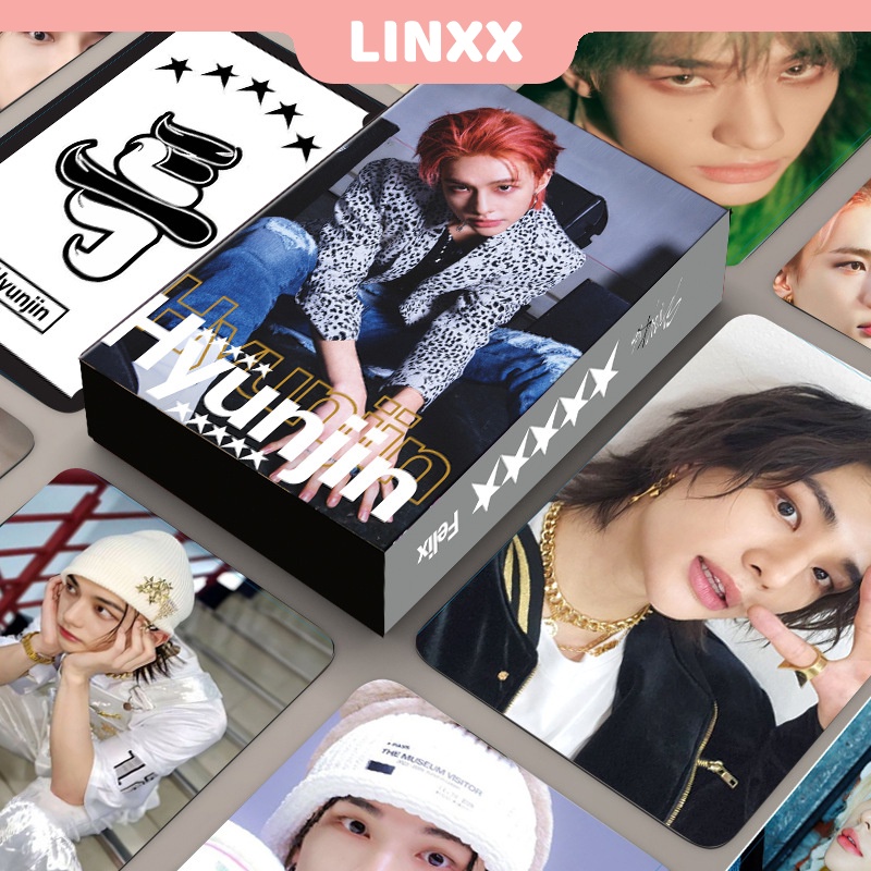 Linx 55 Pcs Stray Kids Hyunjin Album Lomo Card Kpop Photocards ...