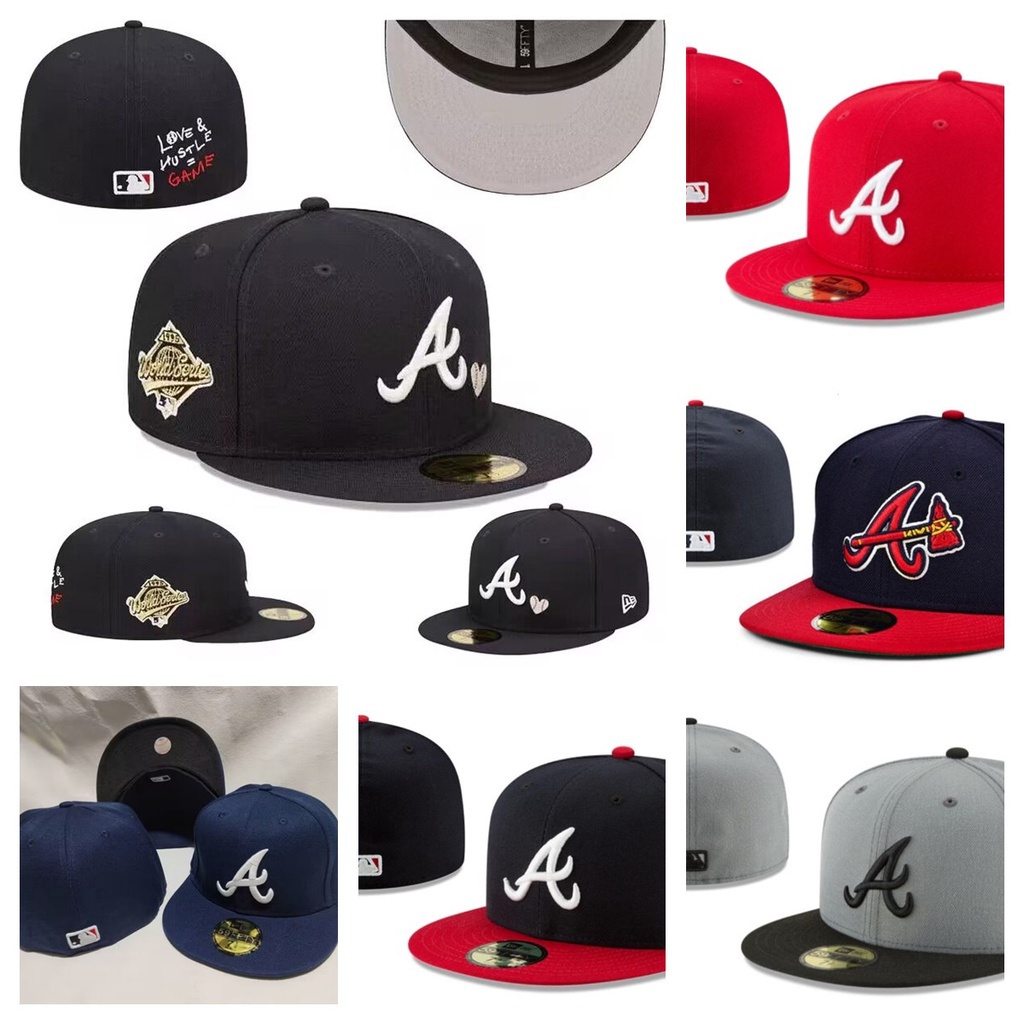 MLB Atlanta Braves fit Sombrero Hombres Mujeres Gorra De Béisbol ...