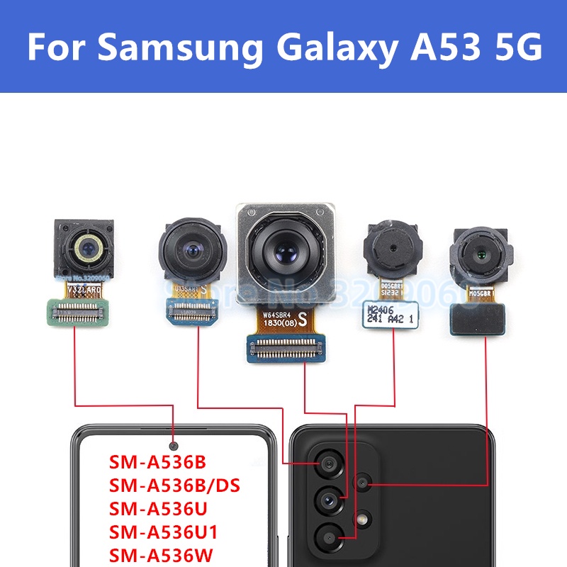 Orig Selfie Cámara Frontal Para Samsung Galaxy A53 5G A536 SM-A536B ...